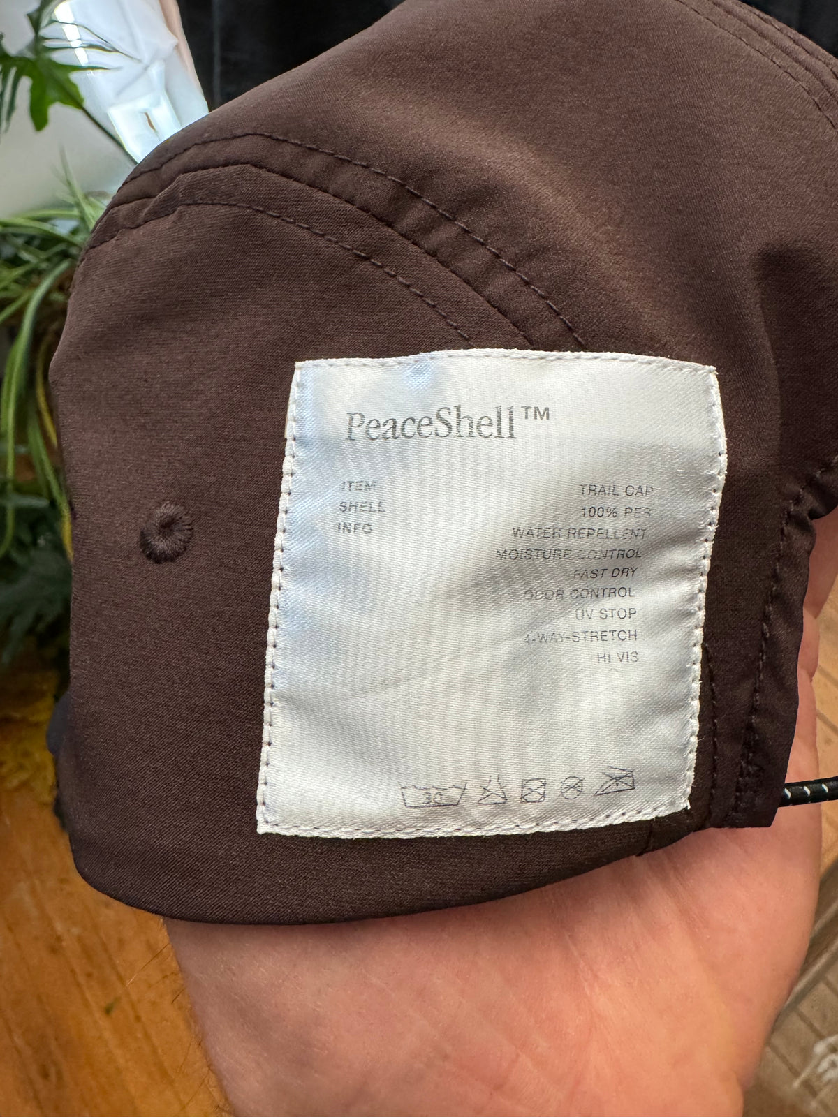 Satisfy Running Peaceshell Trail Cap - Brown - O/S | Dant