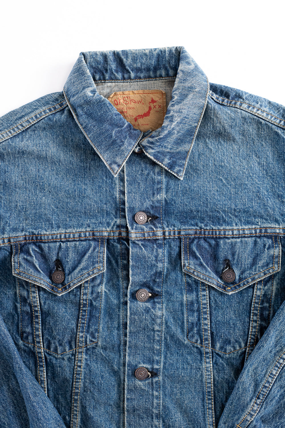 denim jacket front and back