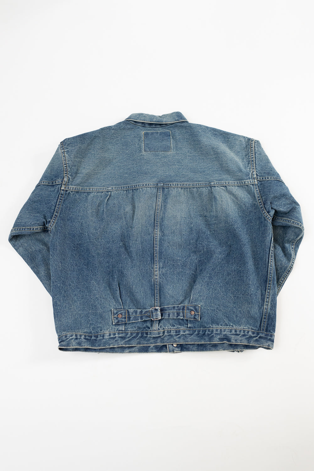 denim jacket front and back