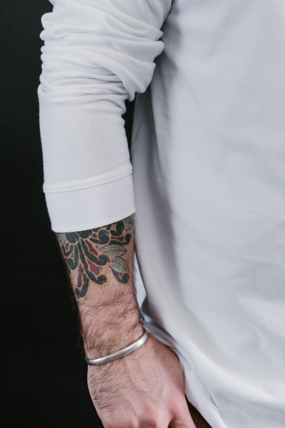 Long Sleeve Pocket T-Shirt - White | Dant Long Sleeve Pocket T-Shirt - White | Dant