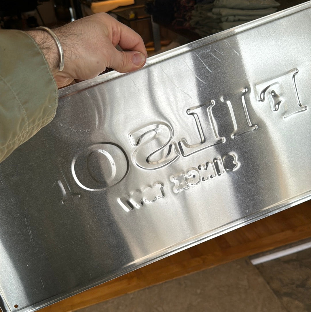 Like New Filson Metal Sign, Store Display - Green | Dant