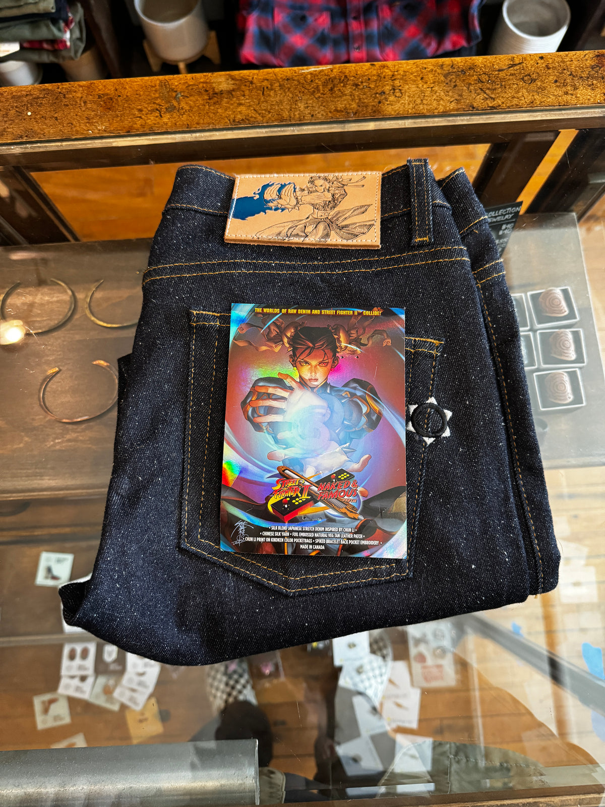 Rare** - Once Worn -Street Fighter II - Chun Li Silk Lightning Leg Nep ...