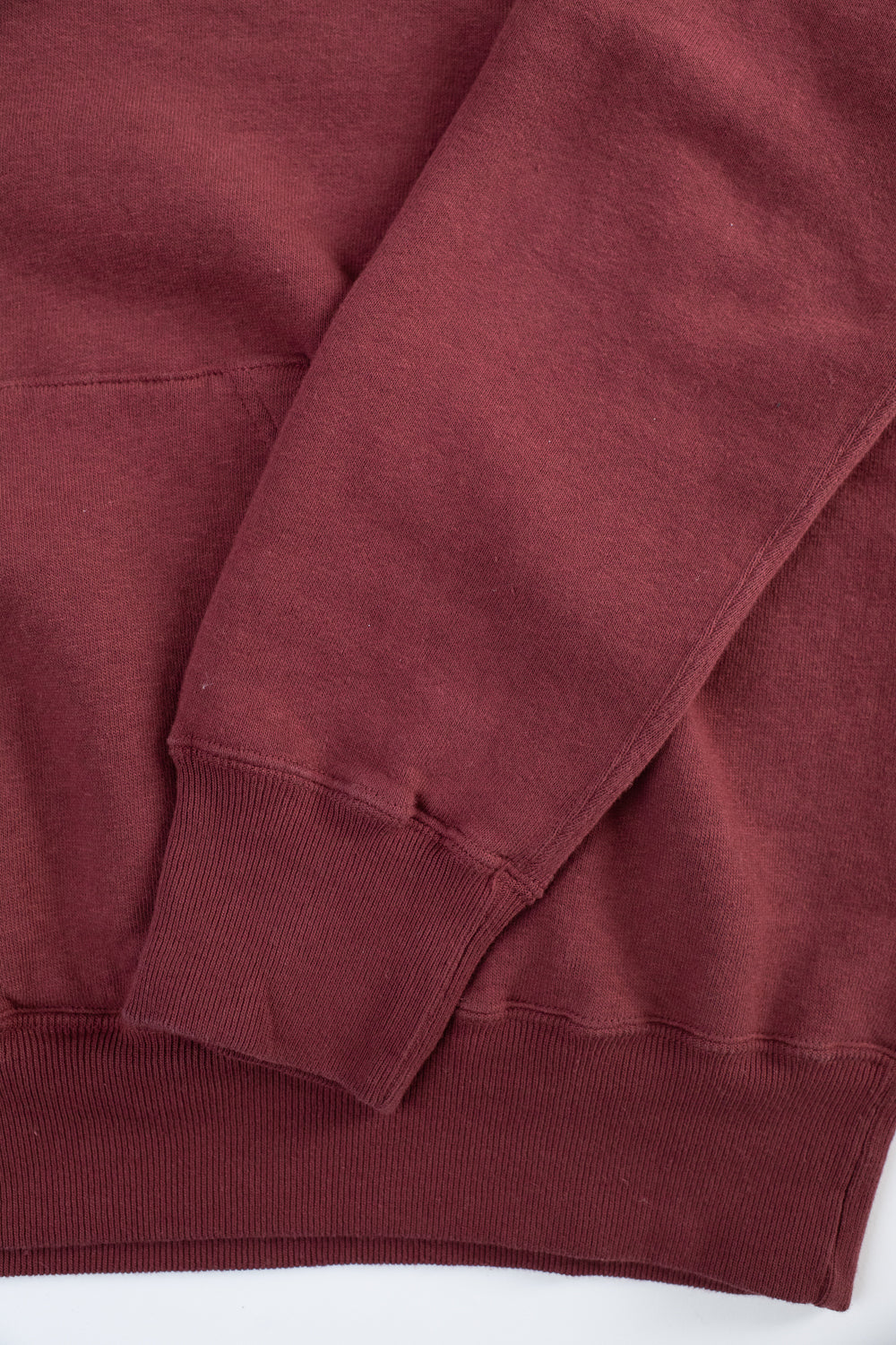 Lot 86002 - Loop Wheel Sweat Hoodie - Burgundy | Dant