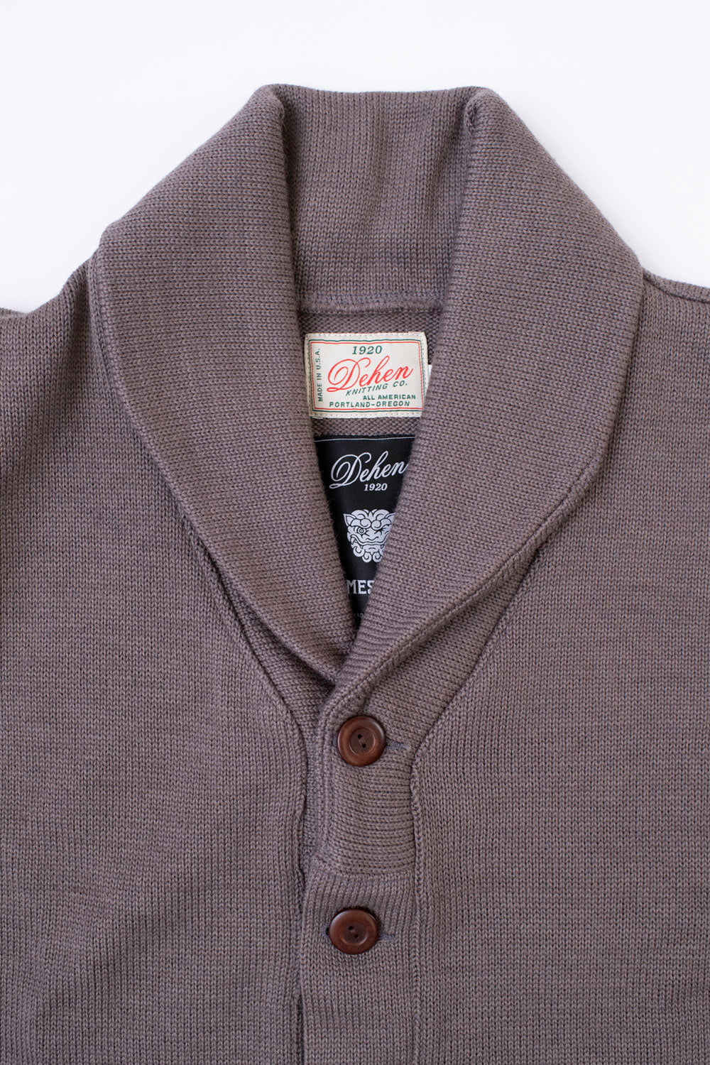 James Dant x Dehen - Shawl Sweater Coat 2.0 - Smoke, Charcoal | Dant