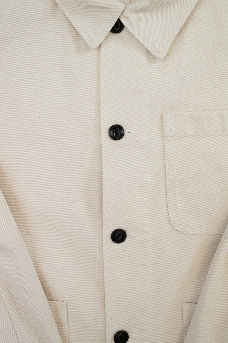 JKT05.02 - 11.2oz Organic Cotton Broken Twill Jacket - Nature | Dant