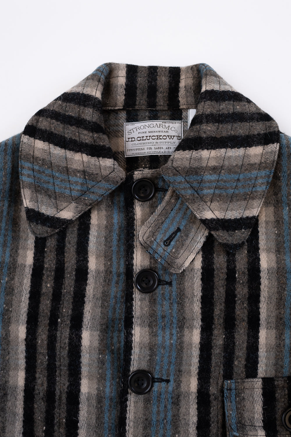 Lot JG-10 - 1920s-1932 Winter Hunting Coat - Gray Plaid | Dant