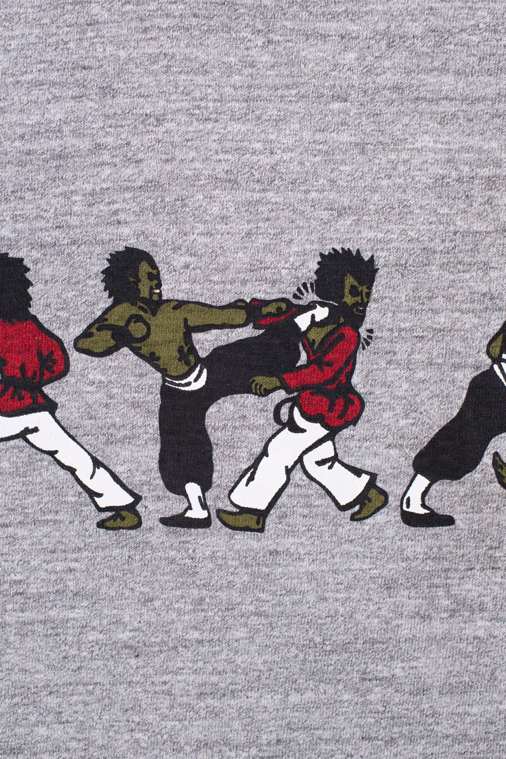 Lot JG-CS06 - Kung Fu Fighting T-Shirt - Heather Grey | Dant