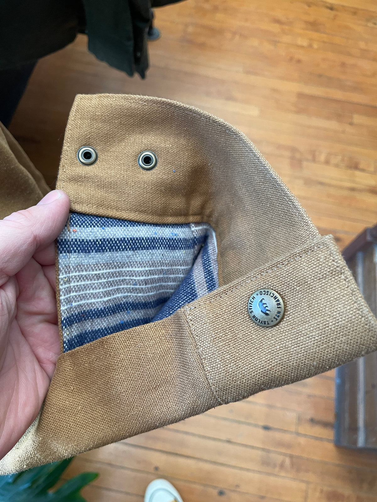 *Gently Used* The Mechanic Jacket Boss Duck - British Khaki | Dant